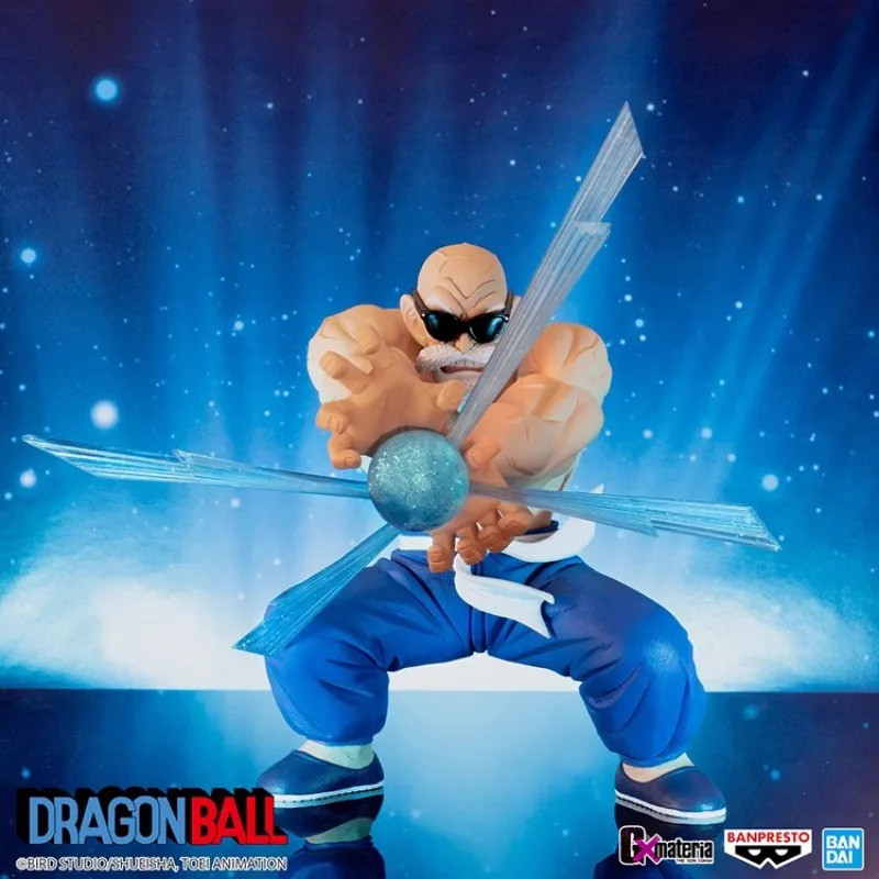 Original Bandai Dragon Ball Anime Gxmateria Master Roshi Action Figure ...