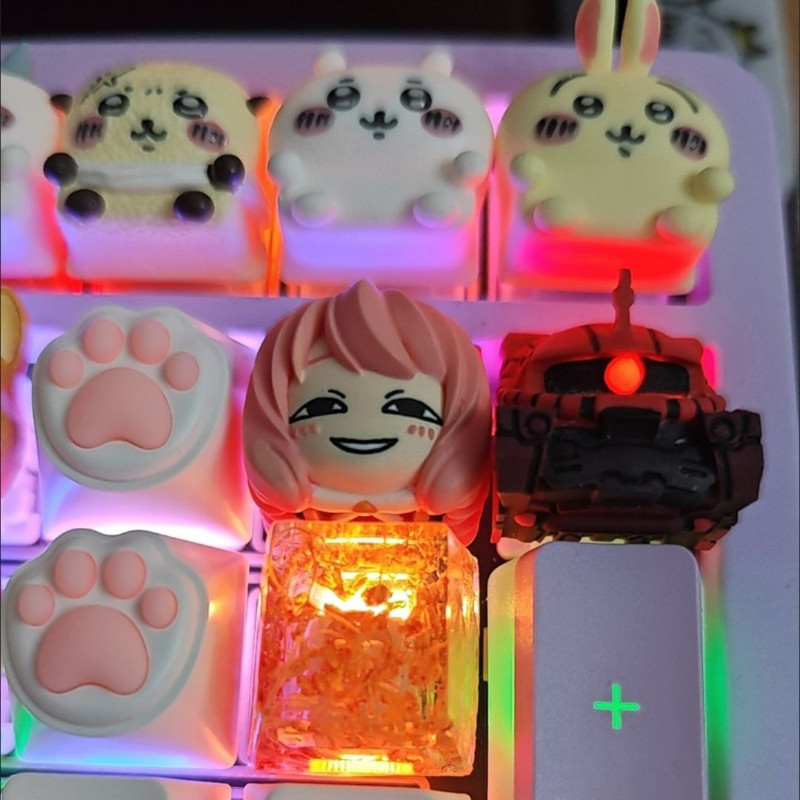 Anya Keycap 3D Creative Cute Cartoon MX Switch Mechanical Keyboard ...