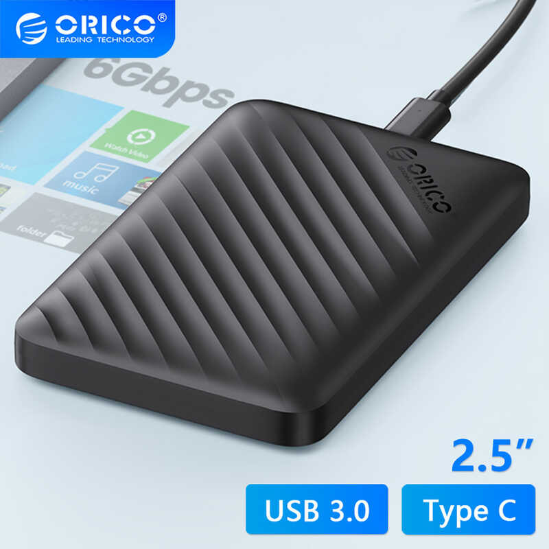 2.5" ORICO Inch SSD Hard Drive External Case SATA HDD Enclosure USB C 3 ...