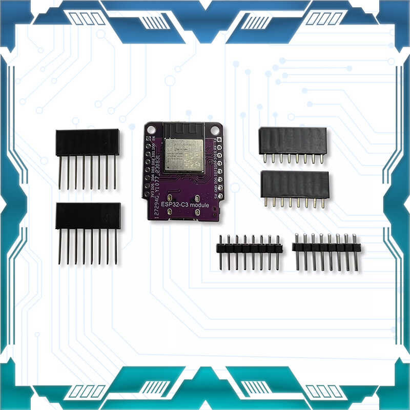 MINI ESP32-C3 development board equipped with ESP32-C3-MINI-1-N4 module WiFi Bluetooth BLE5.0 ...