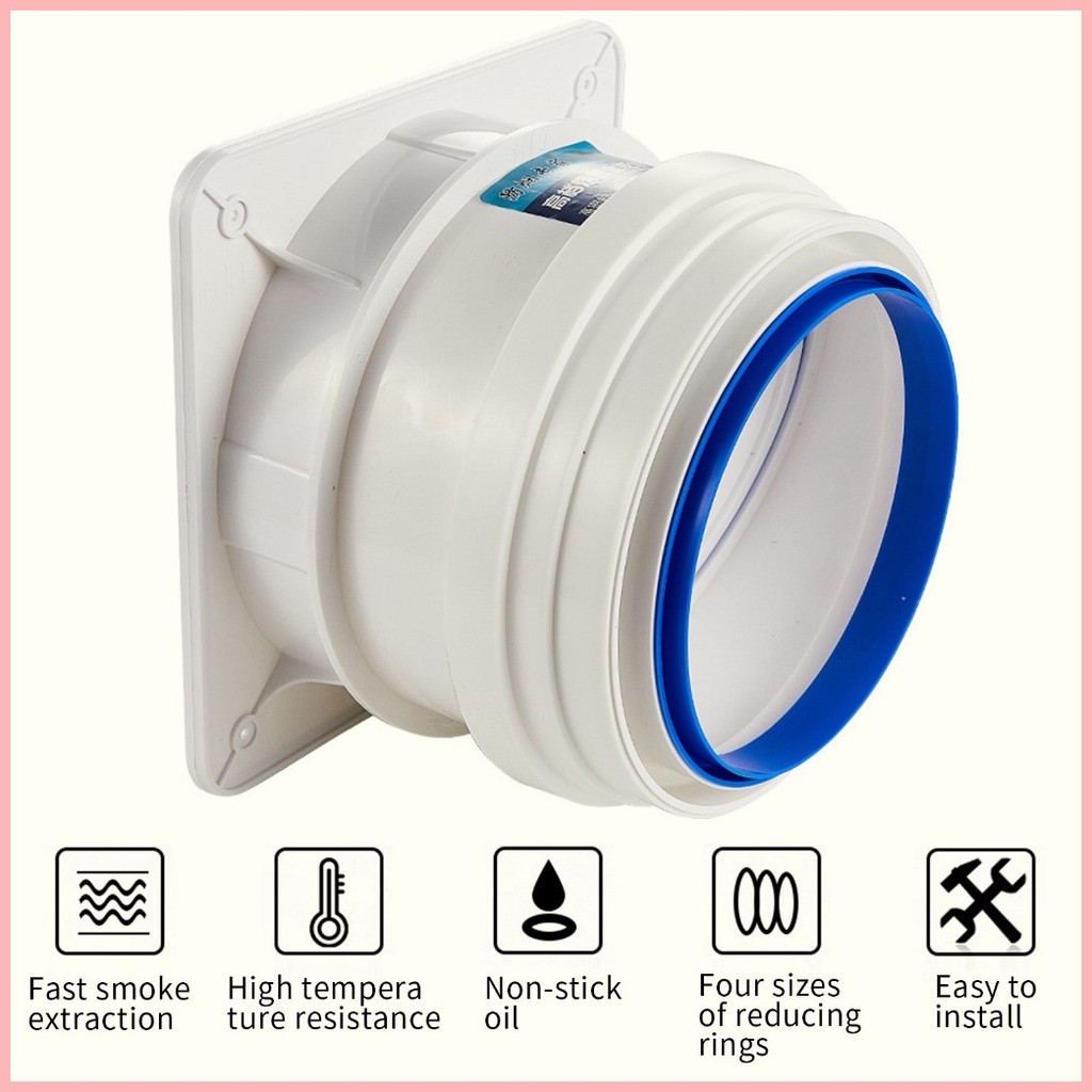 Check Valve Exhaust Fan Round Pipe Backdraft Damper Air Duct ...