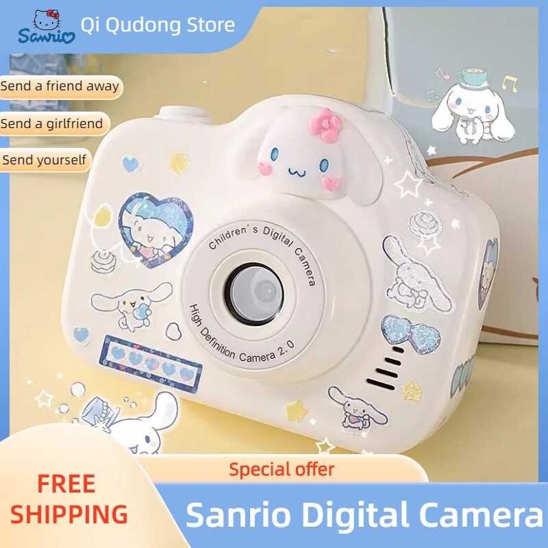 Sanrio Kawaii Anime Digital Camera Cinnamoroll Kuromi Hd Cameras ...
