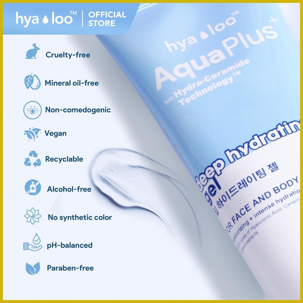 ⚾︎ ☜ ∆ Hyaloo Aqua Plus Deep Hydrating Gel 200ml | Shopee Philippines