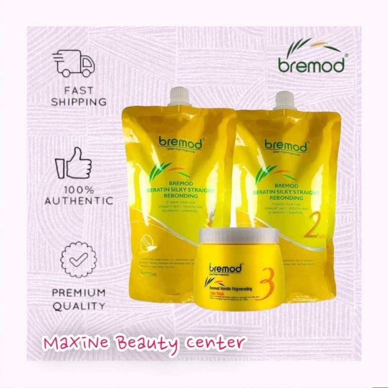 BREMOD silky hair rebonding set 1, 2, & 3 | Shopee Philippines