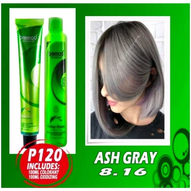⏺️ BREMOD HAIR COLOR (8.16 ASH GRAY WITH OXIDIZING) | Shopee Philippines