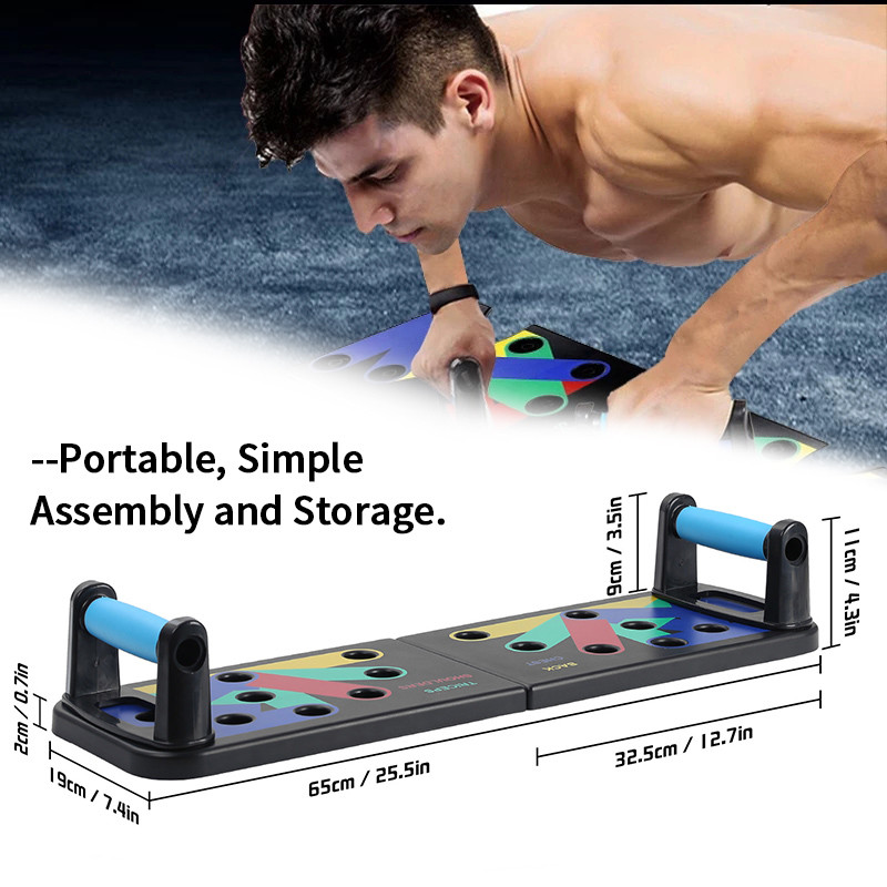 Push-Up Board Body Building Push-up Bracket Multifunction Foldable ...