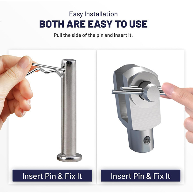 230Pcs Split Cotter Pin Clip Stainless Steel Fastener Pin Set For Tow ...