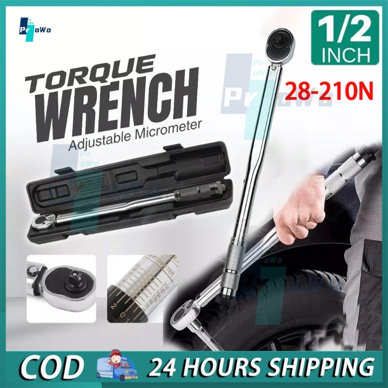 1/2dr 28-210Nm Adjustable Torque Wrench Automatic Torque Wrench Set ...