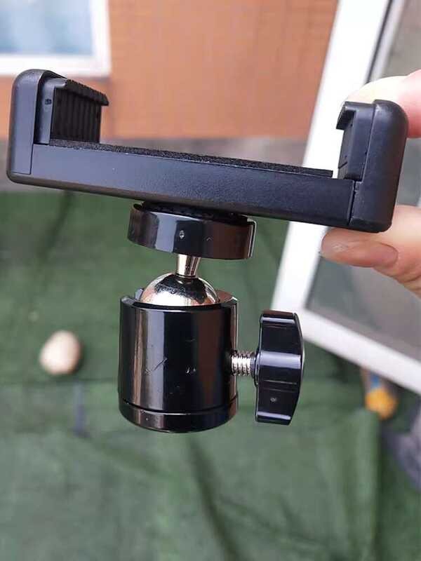ღ Pan tilt 6-10cm holder accessory 360 angle adjustable universal ball ...