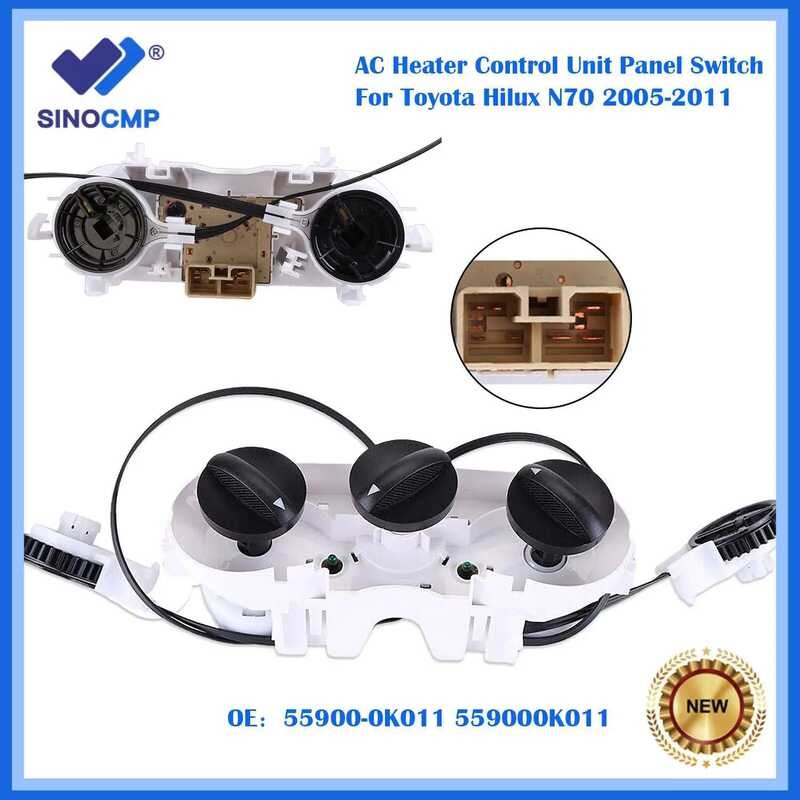 AC New Heater Control Unit Panel Switch For Toyota Hilux N70 2005-2011 ...