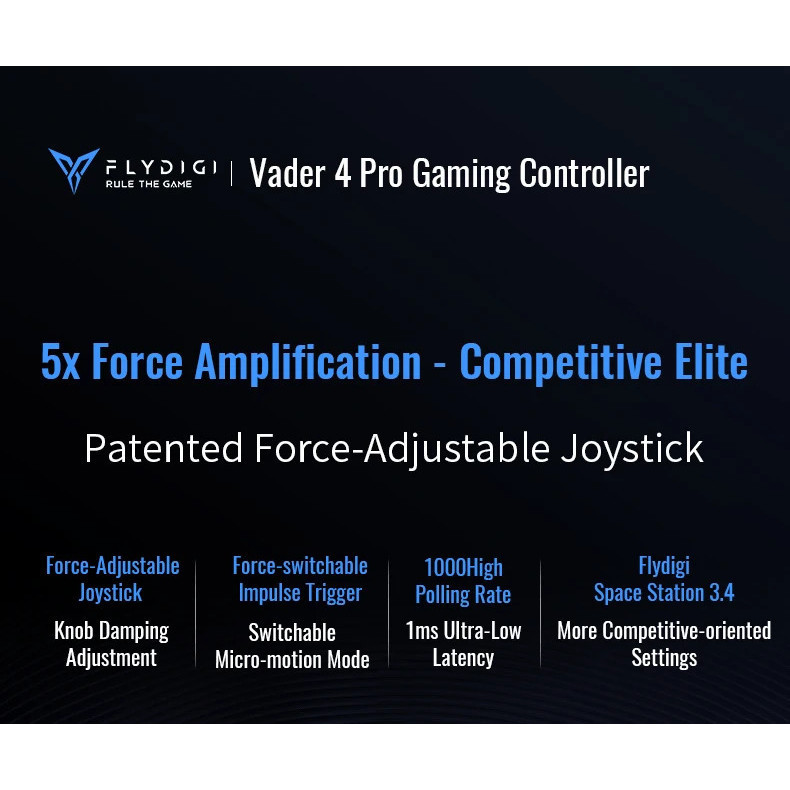 [20%OFF Voucher]Flydigi Vader 4 Pro Athletic Elite Wireless Gaming ...
