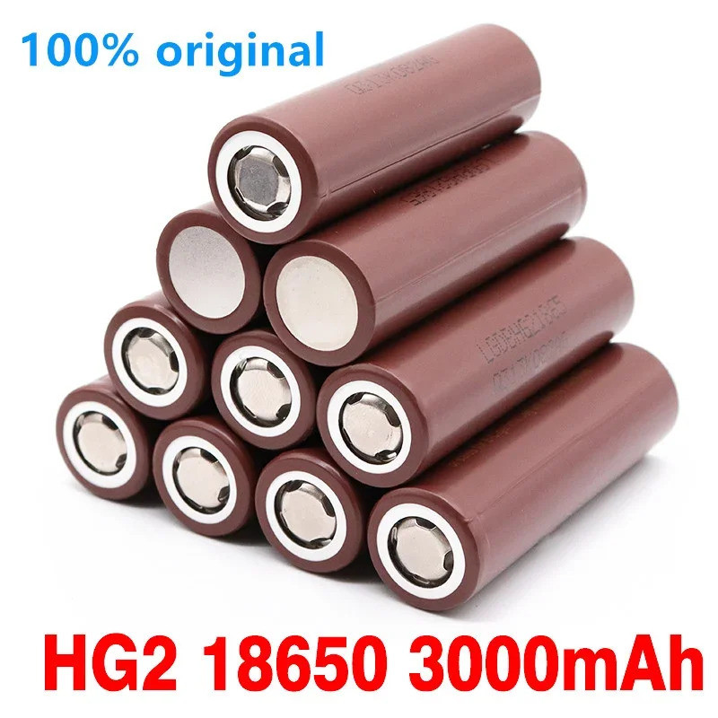 10Pcs 3 7E Original Hg2 18650 3000Mah 18650Hg2 3.6V Dedied For Hg2 ...