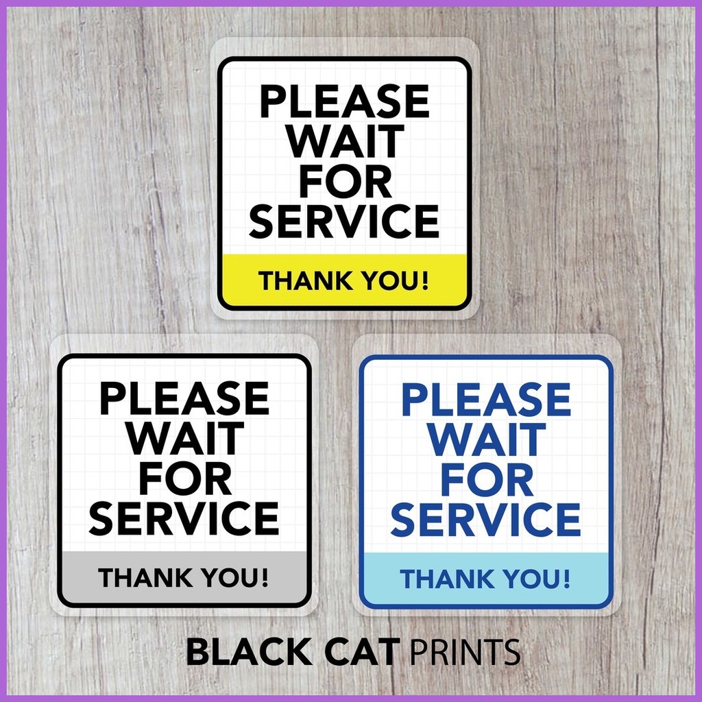 Break Time / Waiting Time / Next Window Next Counter Signs / Laminated ...