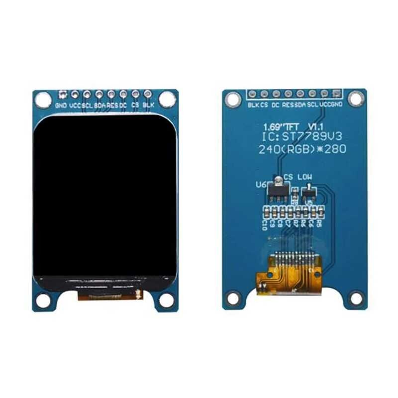 1.69-Pulgada TFT IPS LCD Display Module SPI Interface Resolution 240X280 Driver St7789v Dde 4D6 ...