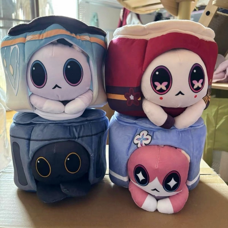 Genshin Impact Honkai: Star Rail Cat Cake Aventurine Blade Boothill Firefly Throw Pillow Game ...