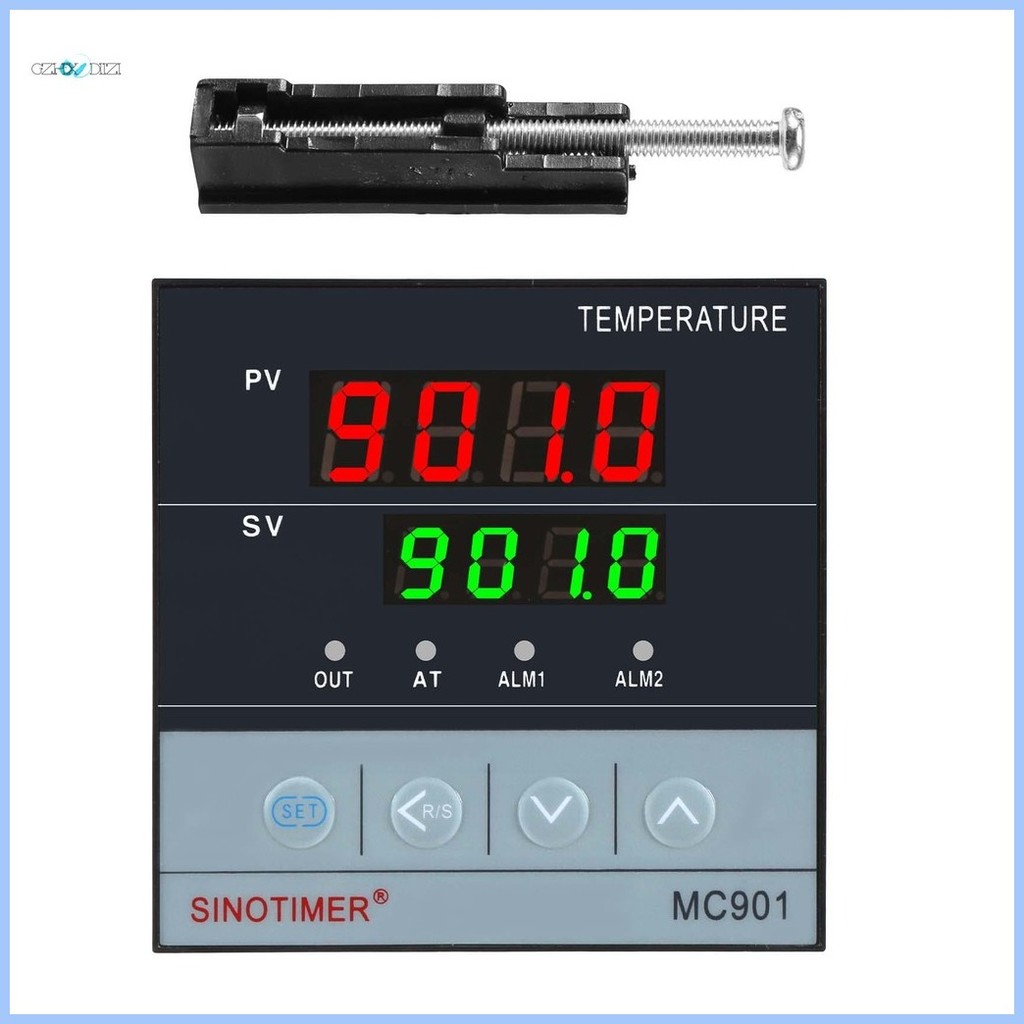 MC901 Digital Waterproof PID Temperature Controller K Type PT100 Sensor Input Relay SSR Output s ...