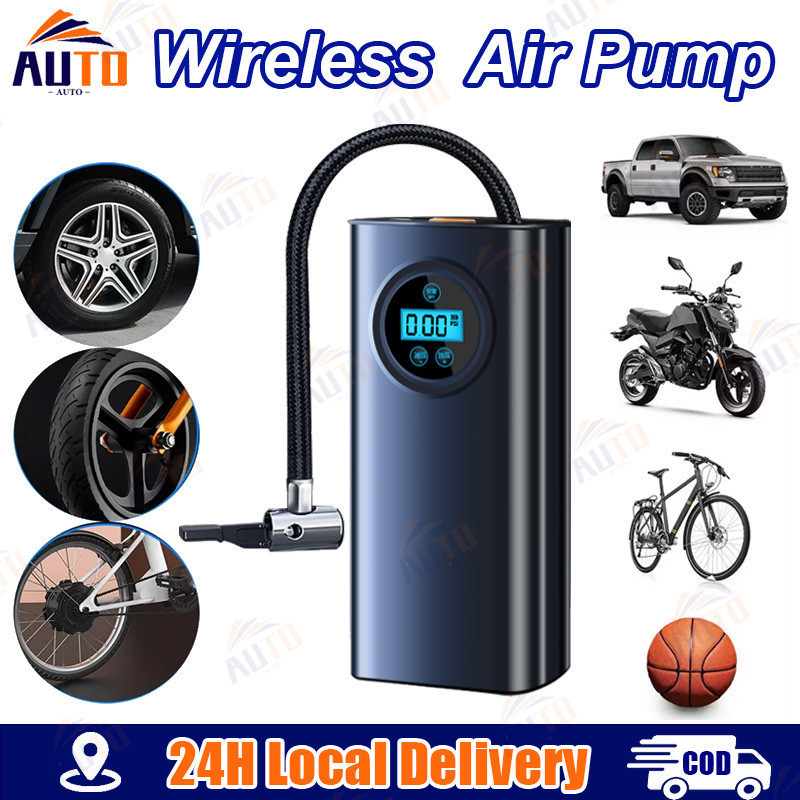 Tire Inflator for Car Portable Air Compressor Pump Motorcycle Heavy ...