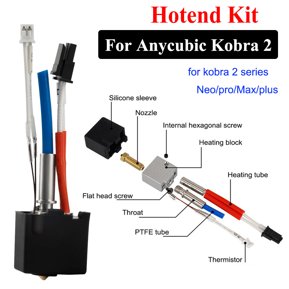 Hotend Kit Anycubic Series Neo Pro/Plus/Max Hot End Kit 24V 60W NTC ...