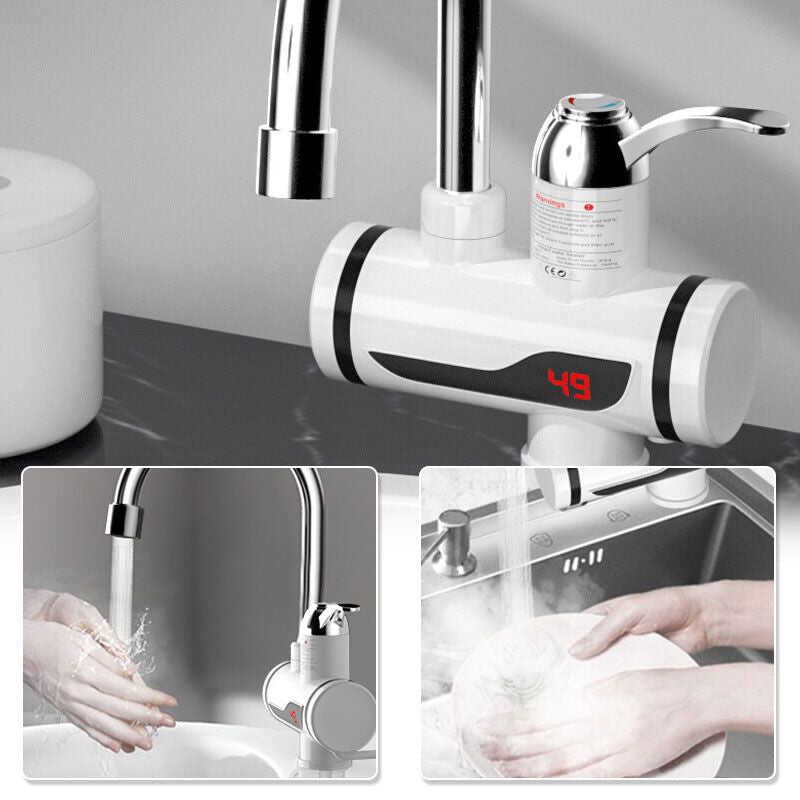 LY Electric Kitchen Tap Instant Hot Cold Heating Faucet Tankless ...