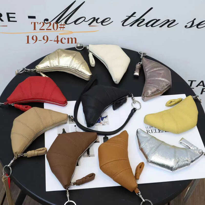 0C Niche Design Croissant Linen Coating French High-End Texture Can Be ...