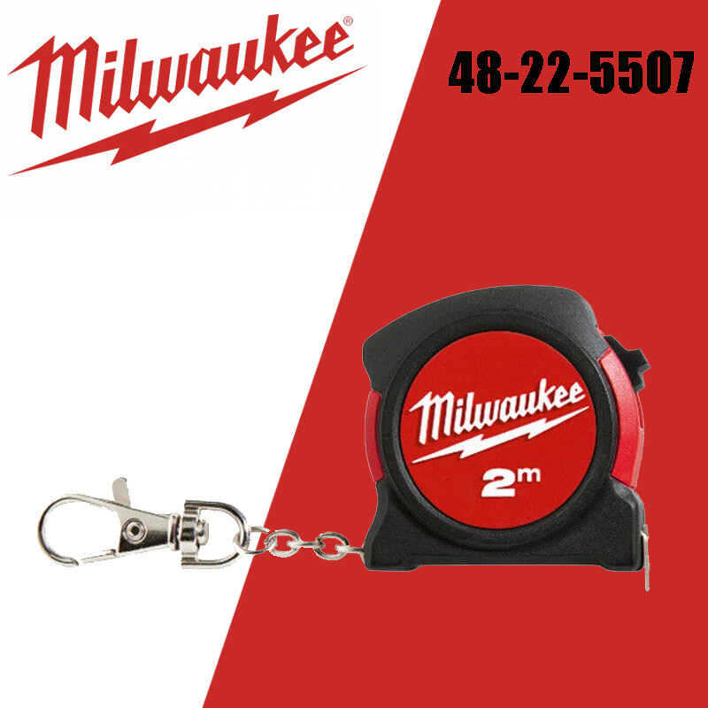 Milwaukee 1 48-22-5507 Mini Tape Measure 2M Keychain Portable Original ...
