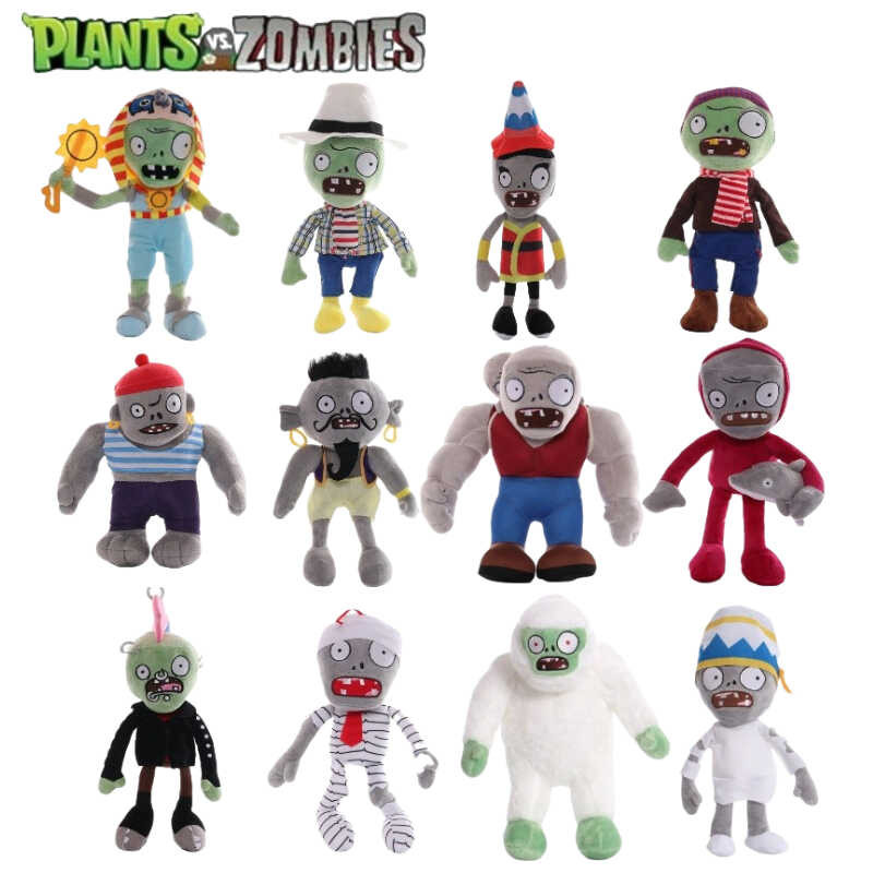 1Pcs 3 62 Plants Vs Zombies 30Cm Stuffed Plush Doll Toys Conehead ...