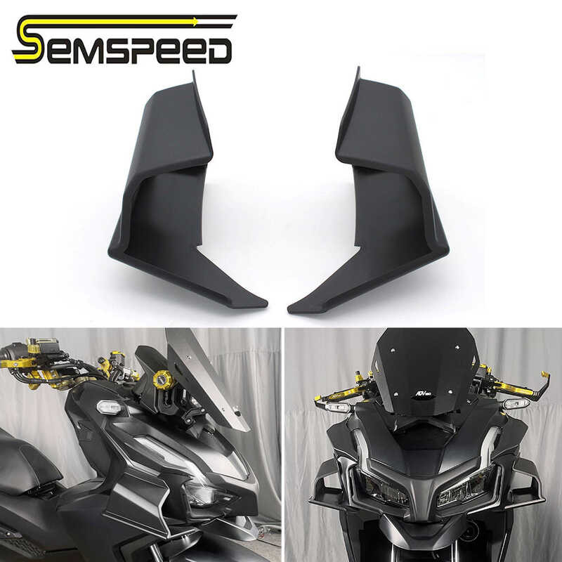 Motorcycle SEMSPEED Side Wind Winglet Aerodynamic Spoiler Fairing Cowg ...