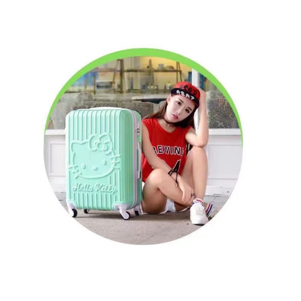 Hello Kitty Suitcase 20 Inch 24 Inch Large Capacity Trolley Travel ...