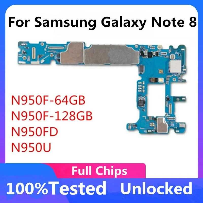 Motherboard For Samsung Galaxy Note 8 N950f N950fd N950u 64Gb 128Gb ...