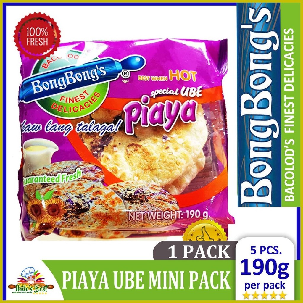 Iloilo's Best | Piaya Ube Mini Pack | Bongbong's Finest Delicacies | 5 ...
