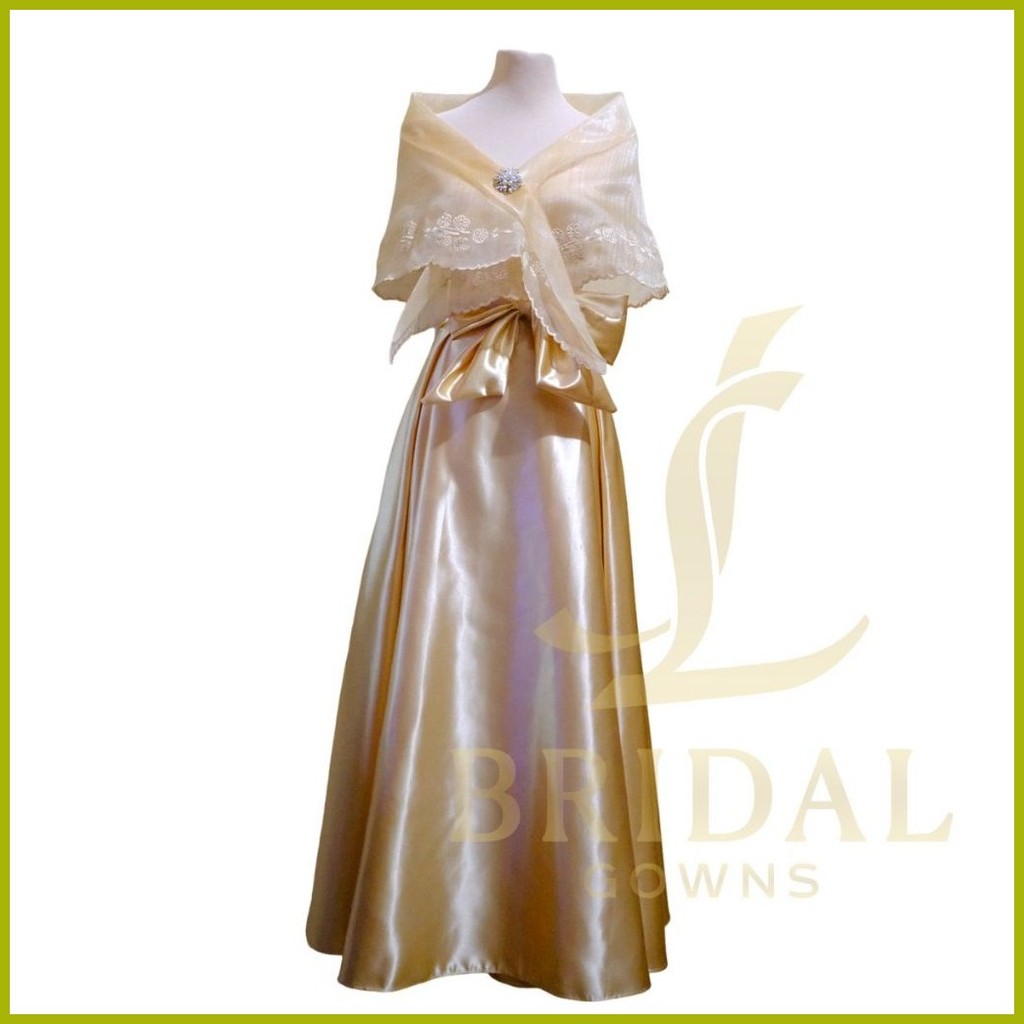 ⚠ ∷ ♕ alampay top shawl filipiniana Flower Design for graduation and ...