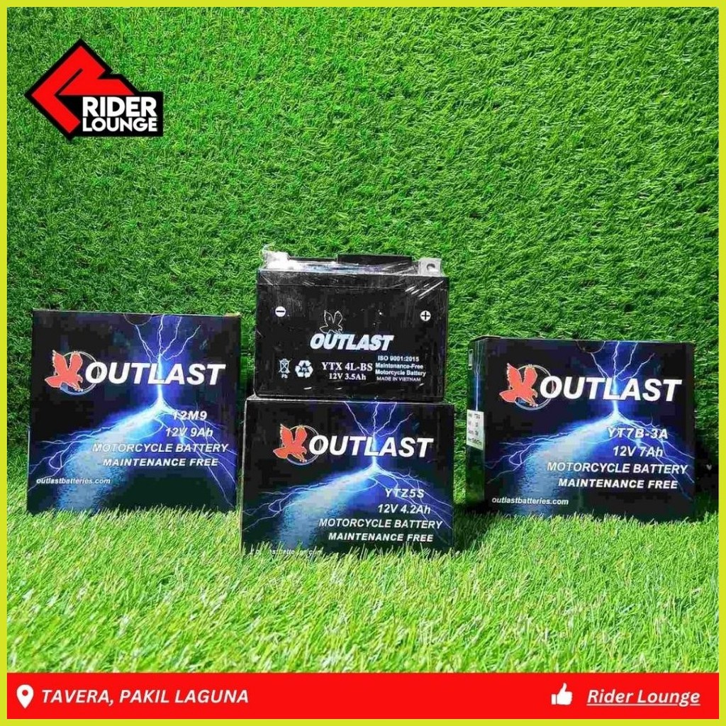 ⊕ ─ Rider Lounge OUTLAST BATTERY | Shopee Philippines