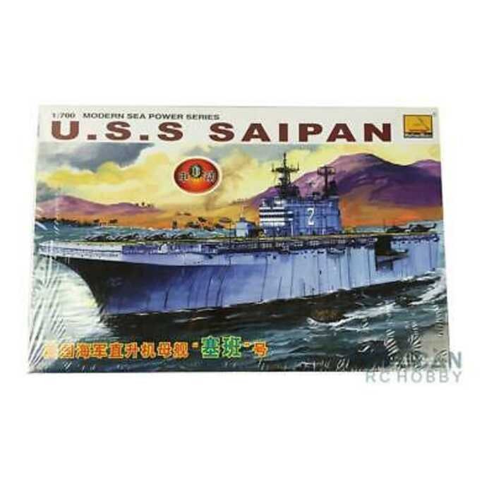 Minihobby 2 ☆ 80802 1/700 Scale Electric Attack Ship Model USS Saipan ...