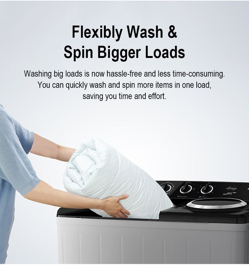 Panasonic NA-W13XG2BPH 13Kg Twin Tub Washing Machine | Shopee Philippines