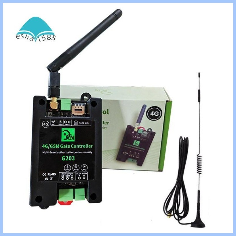 GSM 4G Gate Opener Remote Access Controller On/Off Relay Switch for ...