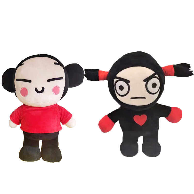 Pucca 2pcs and Garu Plush Toy Chinese Cartoon Doll Stuffed Figure ...