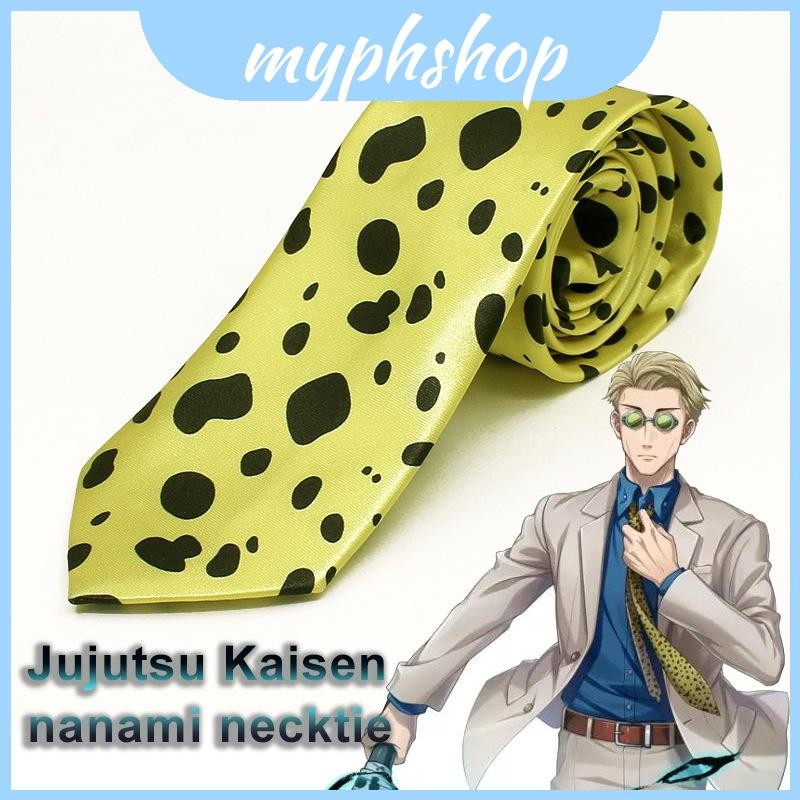 Unisex Costume Nanami Tie From Jujutsu Kaisen Featuring Textured ...
