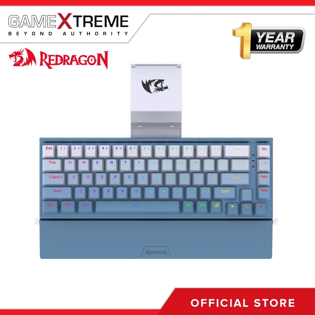 Redragon Shaco RGB 68 Keys Mechanical Gaming Keyboard Blue Red Switch ...