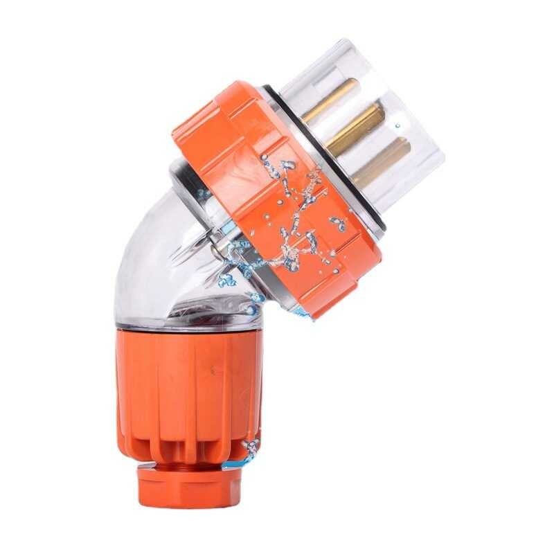 5-pole 50A Australian style plug, Australian standard socket, curved ...