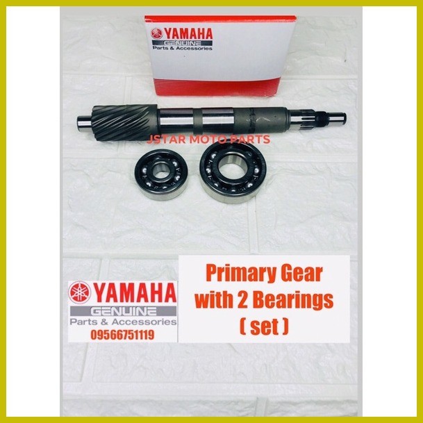 PRIMARY GEAR with 2 Bearings SET for AEROX V1 V2 / NMAX V1 V2 / YAMAHA GENUINE | Shopee Philippines