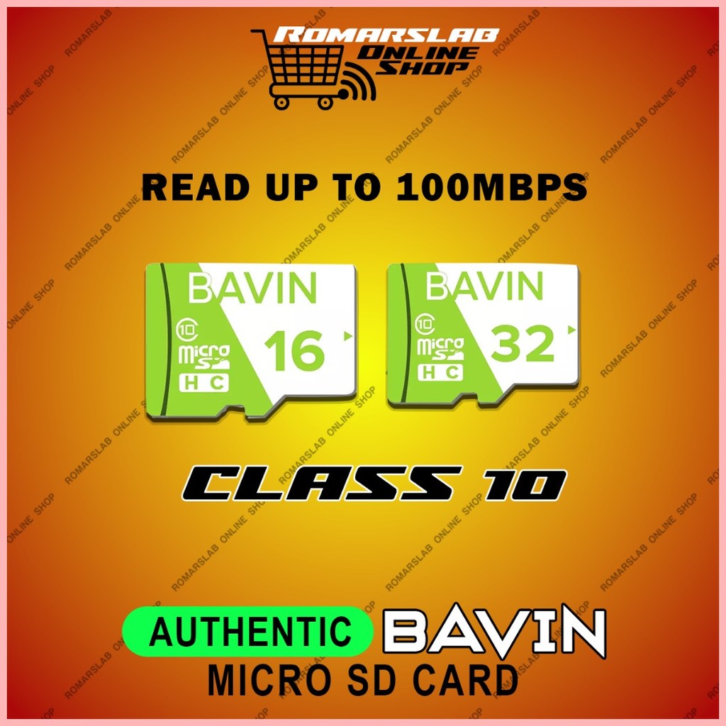 BAVIN Class 10 Micro SD Card for any Pisowifi system, Camera ...