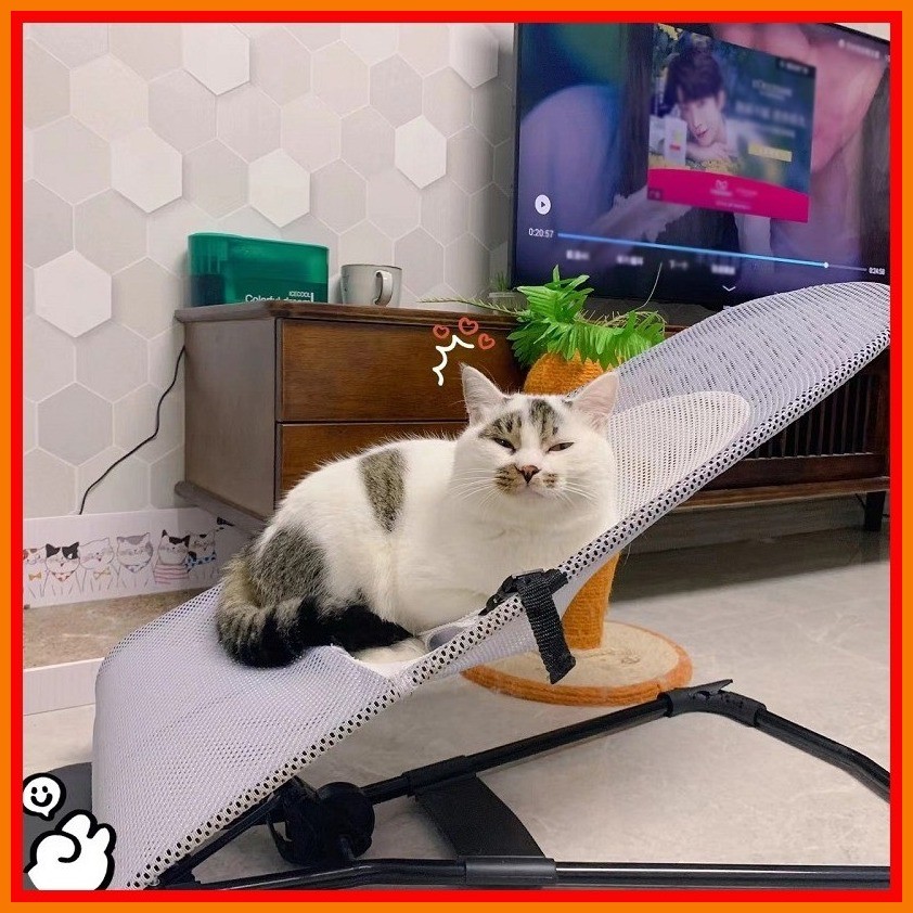 Pet Rocking Bed Dog Rocking Chair Sleeping Bed Folding play bed ...