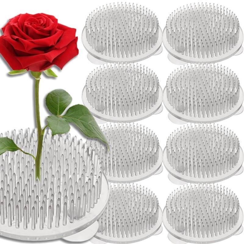 Round Ikebana Flower Frog - Vase Flower Base Holder - Flower Arranging ...