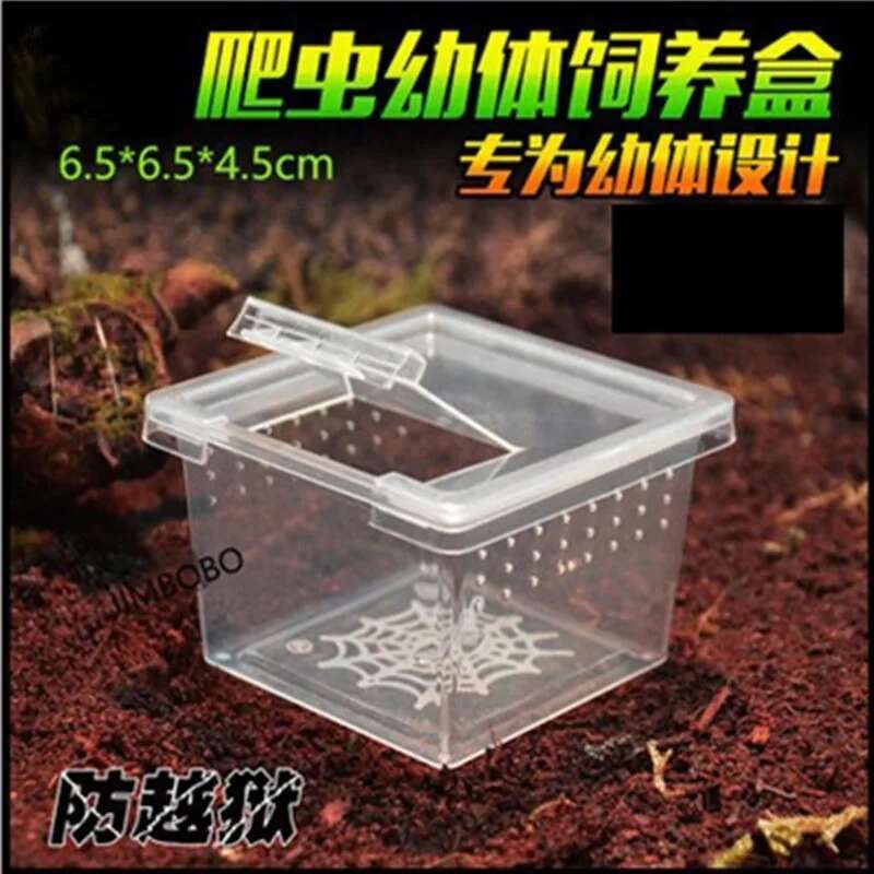of 33/10/7PC reptile spider larva transparent plastic ing box insect ...