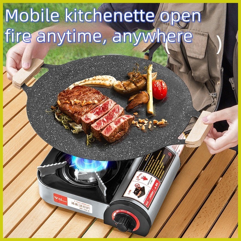 ↗ ∵ portable set Camping outdoor bounce stove butaine gas stove for ...