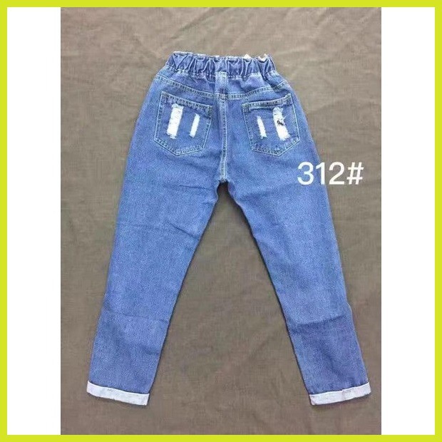 ♂ ∛ NEW Round garter Tatterd strechable Denim Jeans Denim pants 312 ...