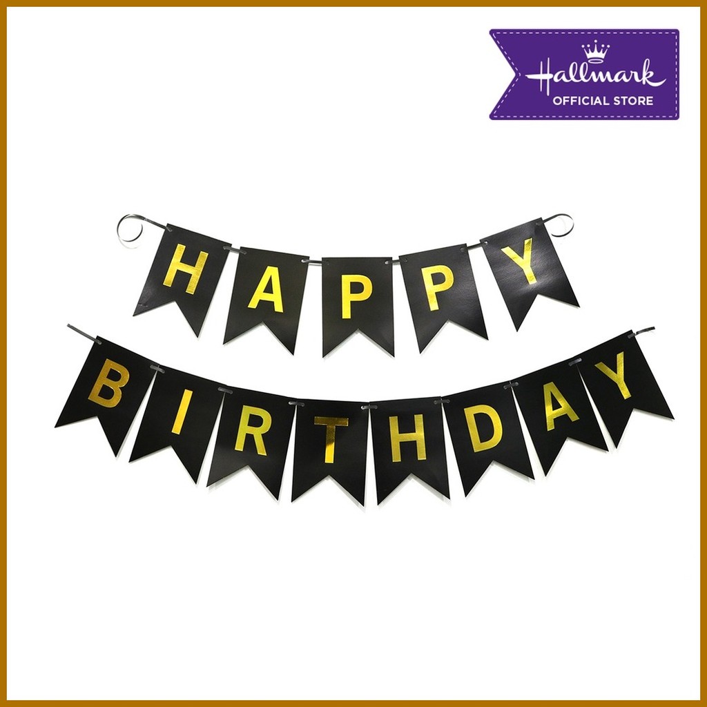 Hallmark Party Party Happy Birthday Banner Decor 2 meters - 1 pc ...