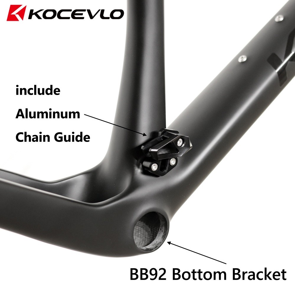 KOCEVLO Carbon Fiber Bicycle Frame UDH Hanger 12x148mm Boost Full ...