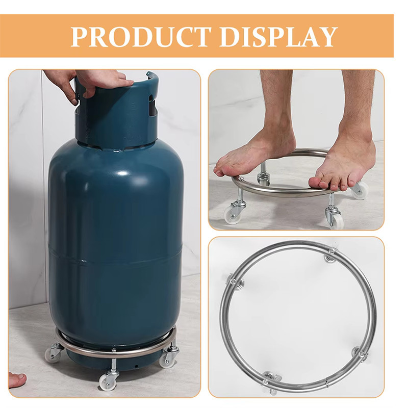 Gas Tank Holder Propane Cylinder Base Propane Tank Stand Dolly Gas Tank ...