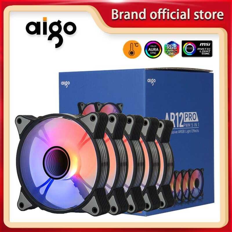 Aigo Ar12pro LZD Computer Case Venha PC 120Mm Rgb 4Pin PWM CPU Coog Fan ...